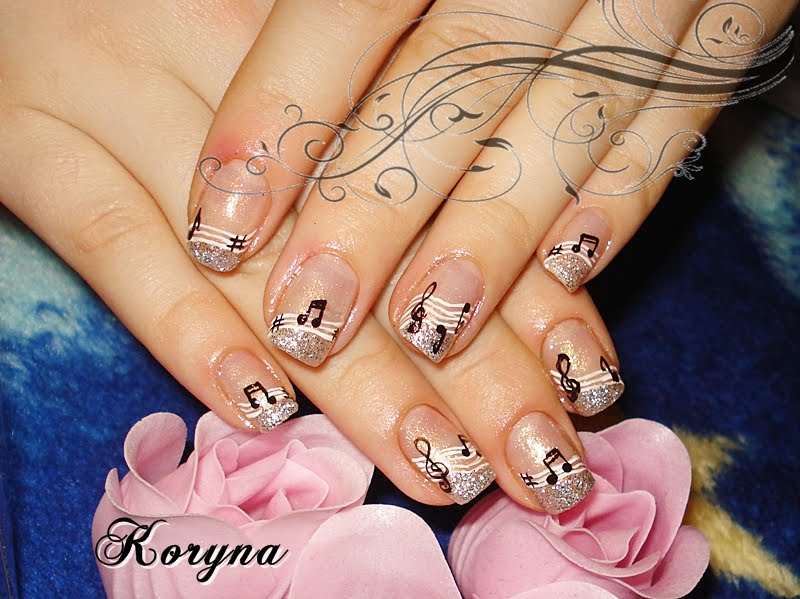Nails Polish: music nails