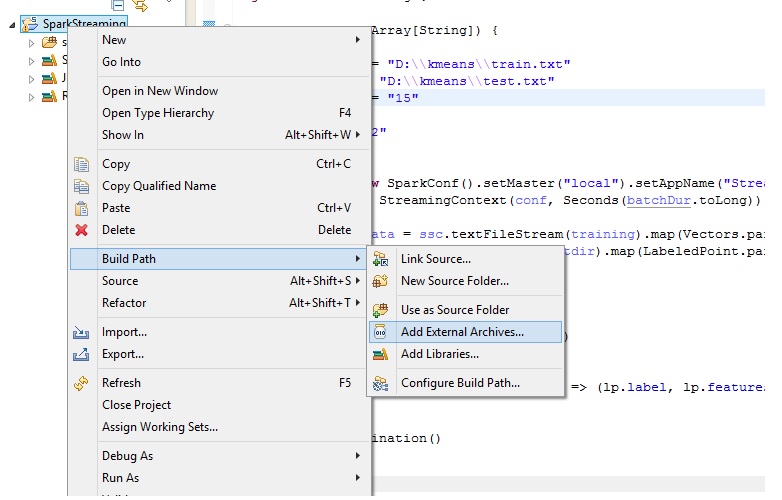 Data Science Iot And Big Data Create A Scala Project On Spark Using Scala Ide