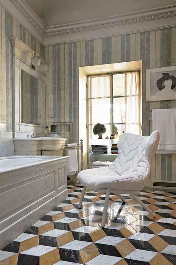 Eye For Design: Decorating With Geometric 3D Flooring.......Modern Yet ...