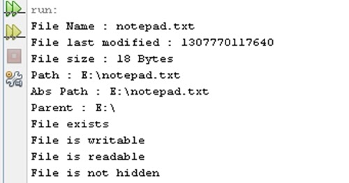Program To Demonstrate How To Display File Information In