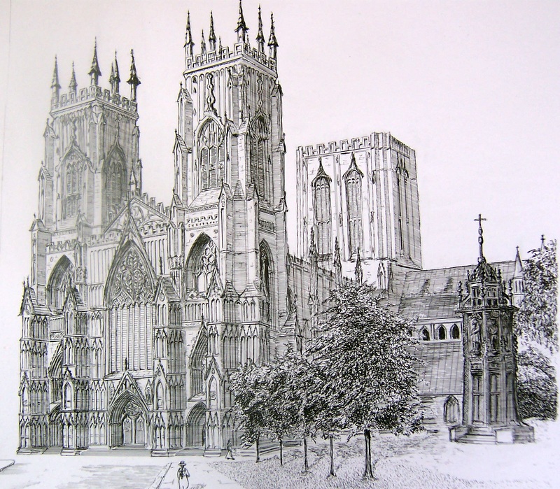 Gatepost Pictures: York Minster - Completed at last.