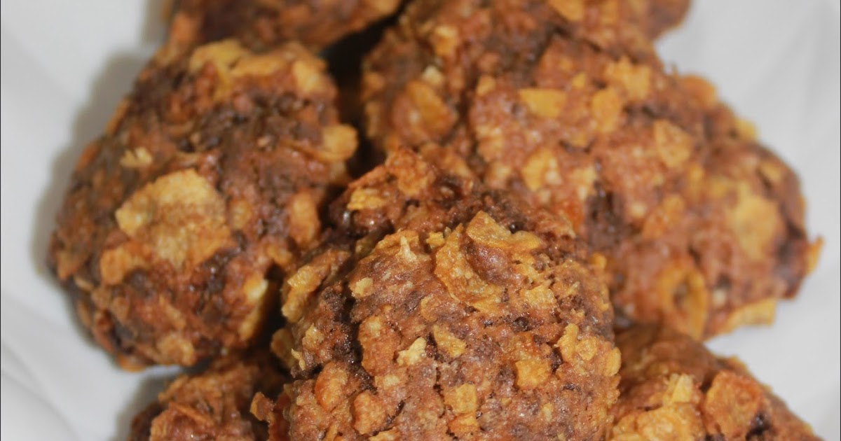 Dari Dapur NaSya: Biskut cornflakes choc rice