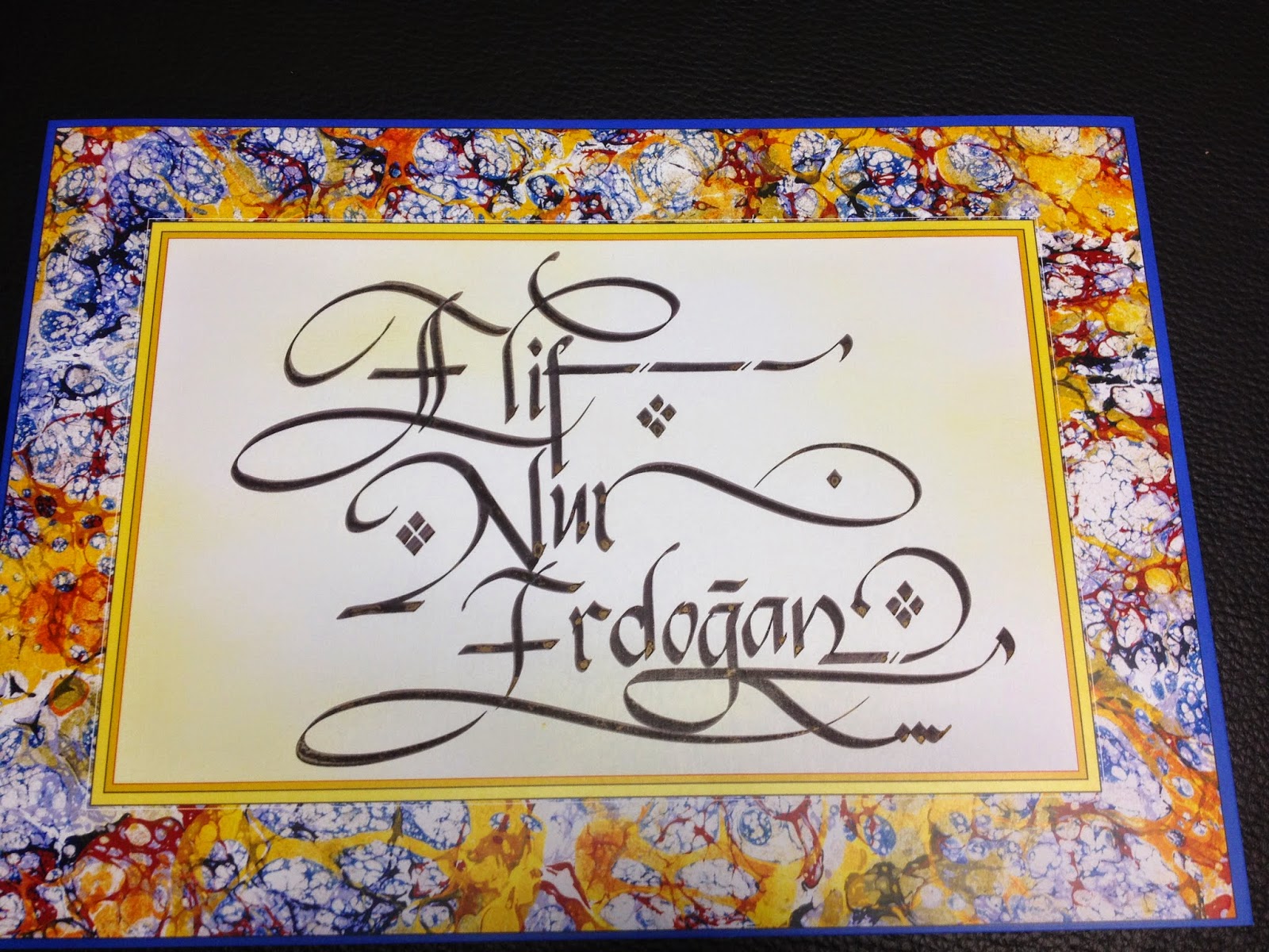 Calligraphy Art: Names in calligraphy