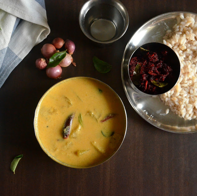 Indulge...: Chembu Kumbalanga Moru Curry | Kerala Style Chembu ...