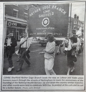 COHSE: COHSE Nether Edge (Sheffield) Branch Banner