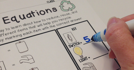 Kelly McCown: NO PREP Math Activities for Earth Day 2017