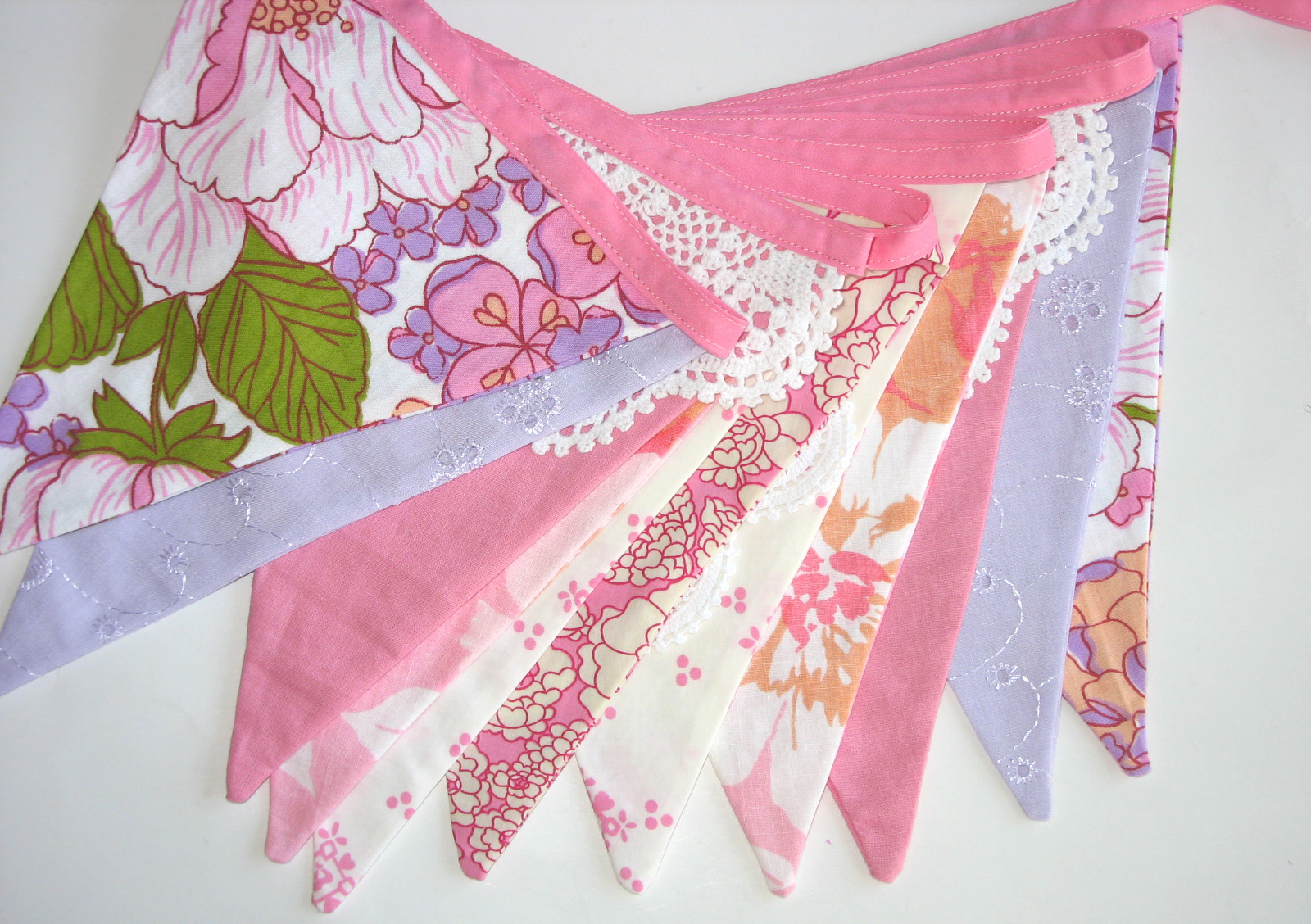 Merry-Go-Round Handmade: Fabric Flag Bunting now available to purchase ...