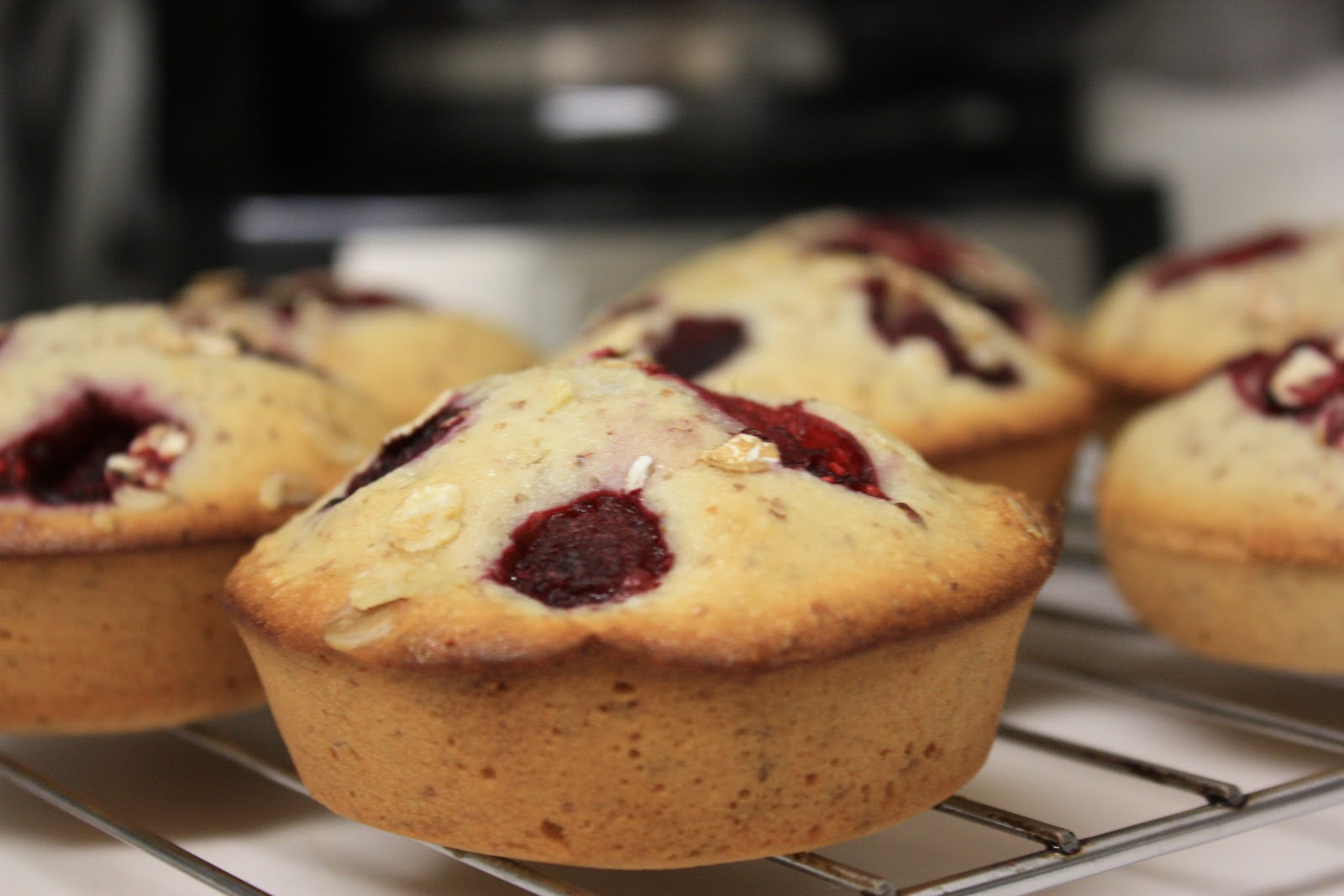 Two Minds Cook Alike: Raspberry Breakfast Financiers