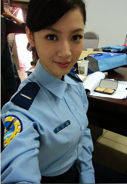 The Uniform Girls: [PIC] Blue Chinese policewoman uniforms