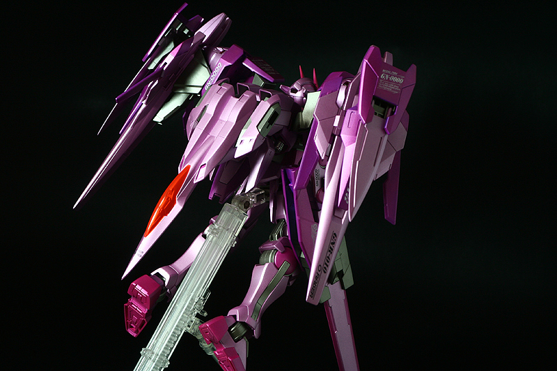 GUNDAM GUY: 1/100 GN-000+GNR-010 00 Raiser Trans-AM - Painted Build