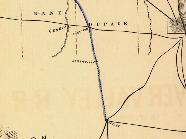 Burlington Rails: Fox River Valley Map
