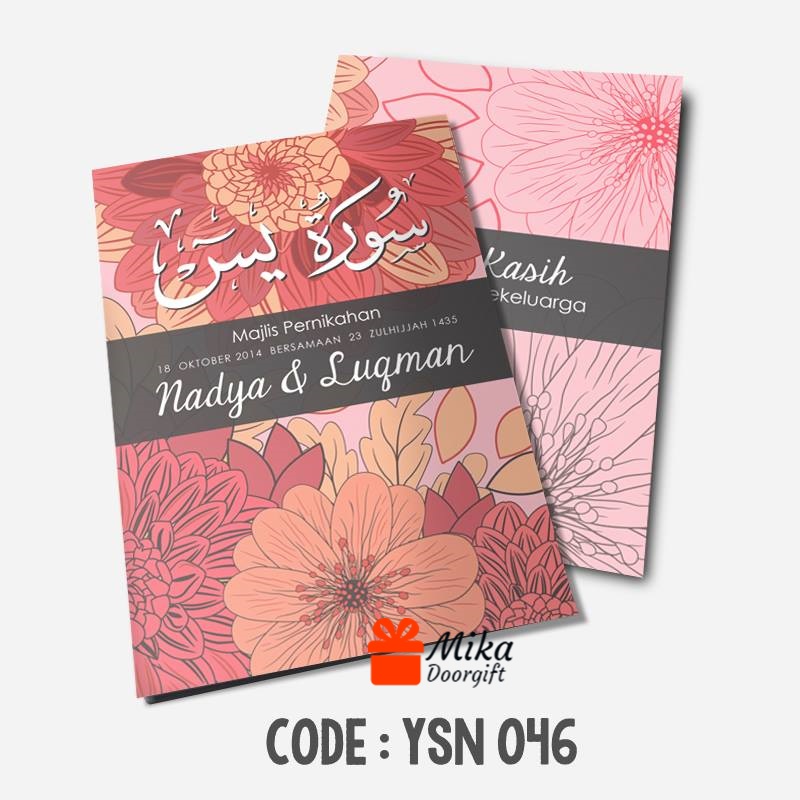 Doorgift Yassin & Almathurat Customade