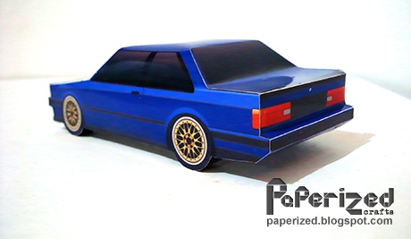BMW 3 Series (E30) Papercraft | Paperized Crafts