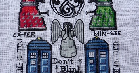 Peppy: Doctor Who cross stitch project