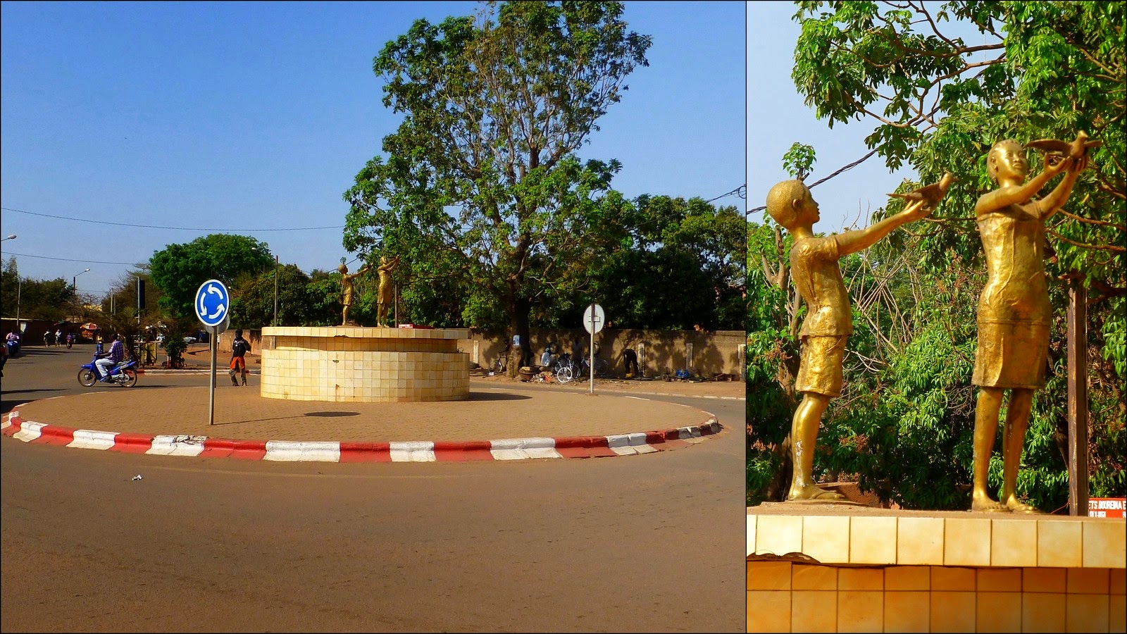 Ouaga Pascal et moi, l'aventure africaine continue...: Ronds points à Ouaga