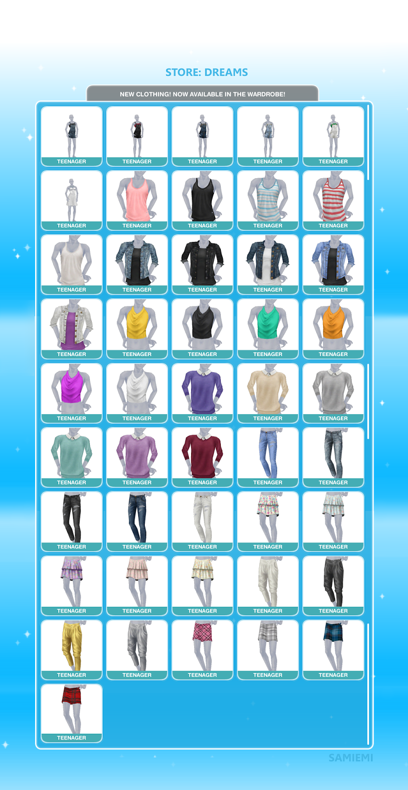 Samiemi Games: Sims Freeplay : Store Dreams