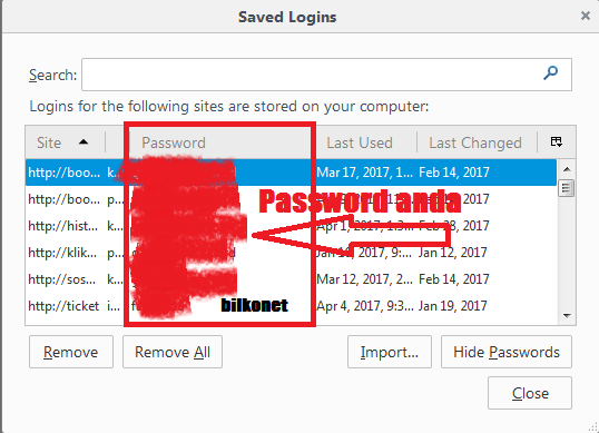 Cara Melihat Password Yang Tersimpan Di Browser Mozilla Firefox - Cara ...