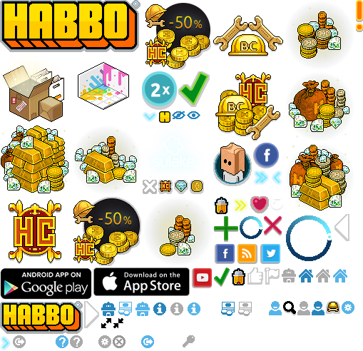 Conjunto de Imagens do Habbo Hotel