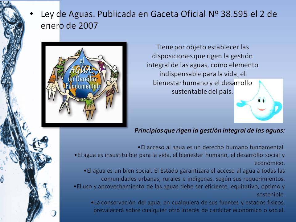 Agua y Cambio Climático: Diapositivas: Exposición "El Agua"