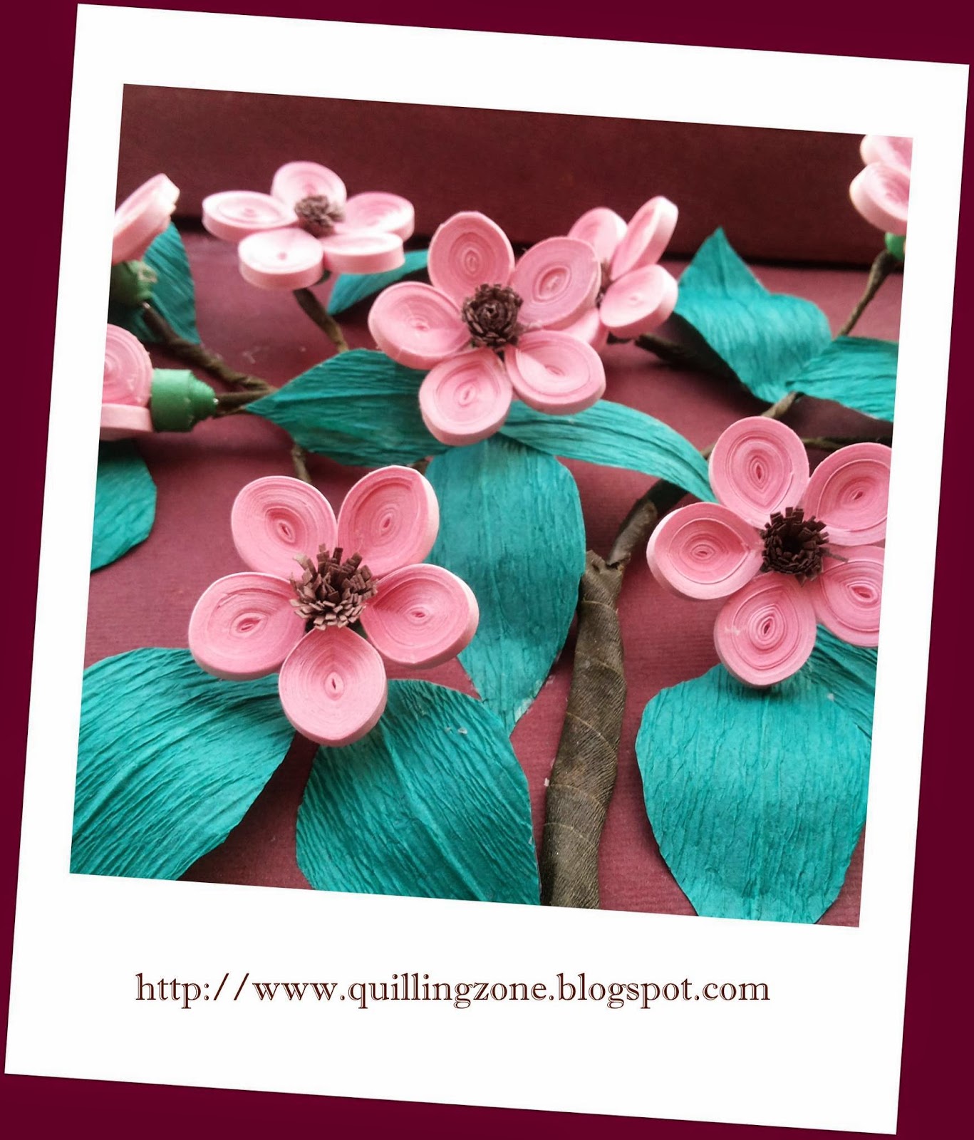 My Quilling Zone: Quilling Tight coiled flowers-make over