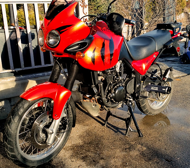 Tim's Motorcycle Diaries: Triumph Tiger Motorcycle Digital Art