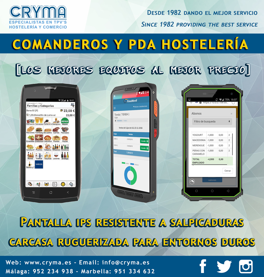 CRYMA HOREPOS especialistas en Tpv y Registradoras Málaga: Los mejores ...