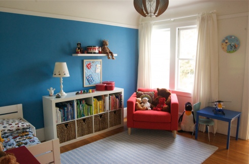 Prairie Home Therapy: Boy's Room: Red and Blue