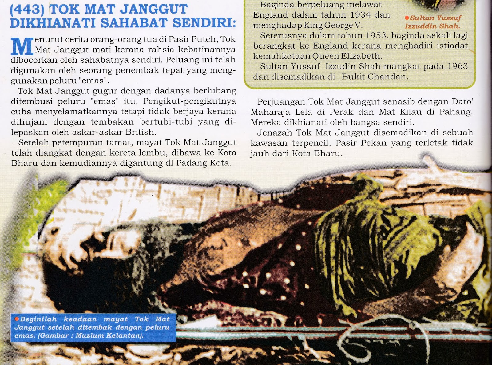 Sejarah-ahmadyaakob.com: PUNCA KEMATIAN TOK JANGGUT