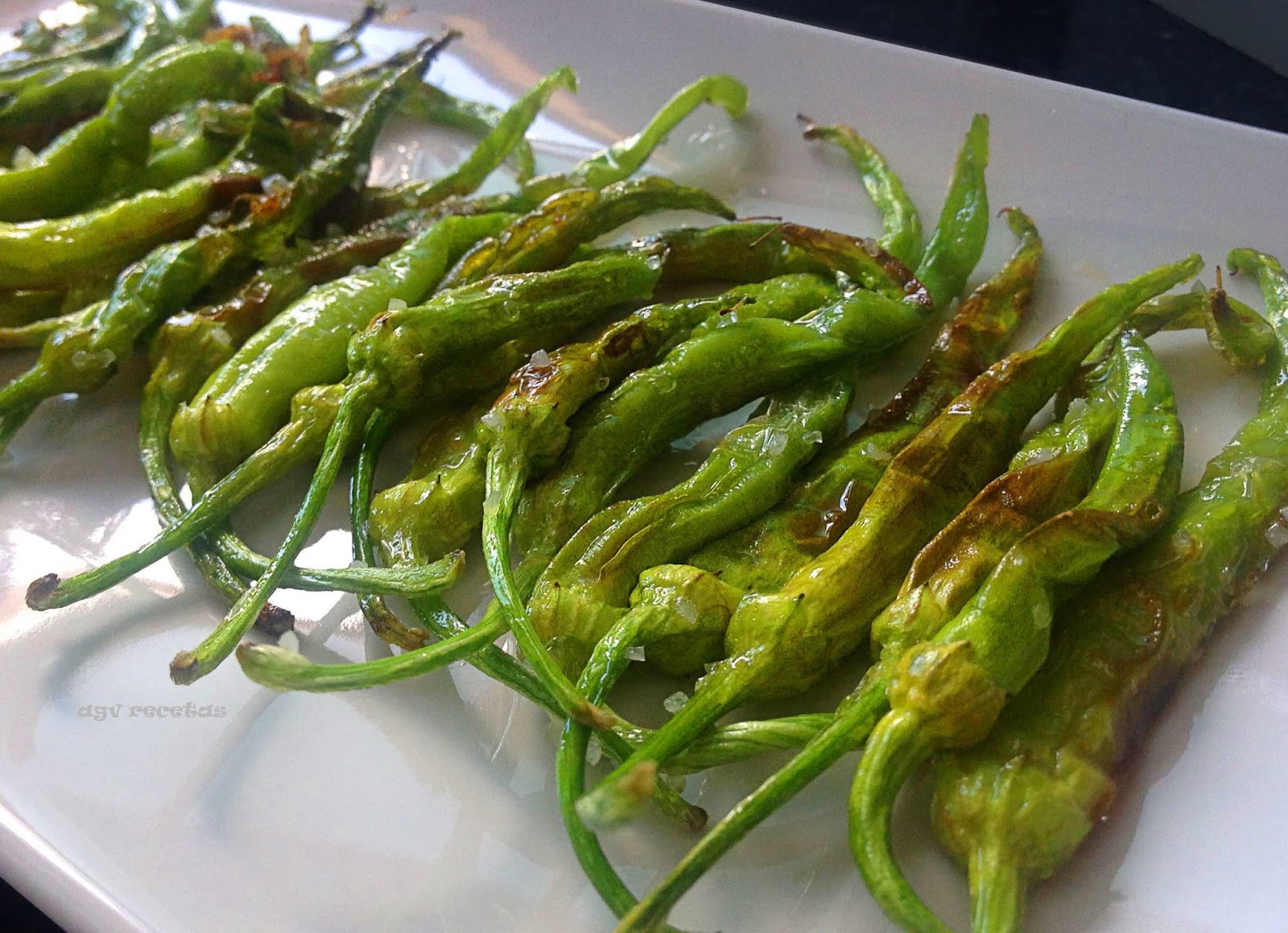 agv recetas: PIPARRAS EN TEMPURA (LANGOSTINOS DE IBARRA)