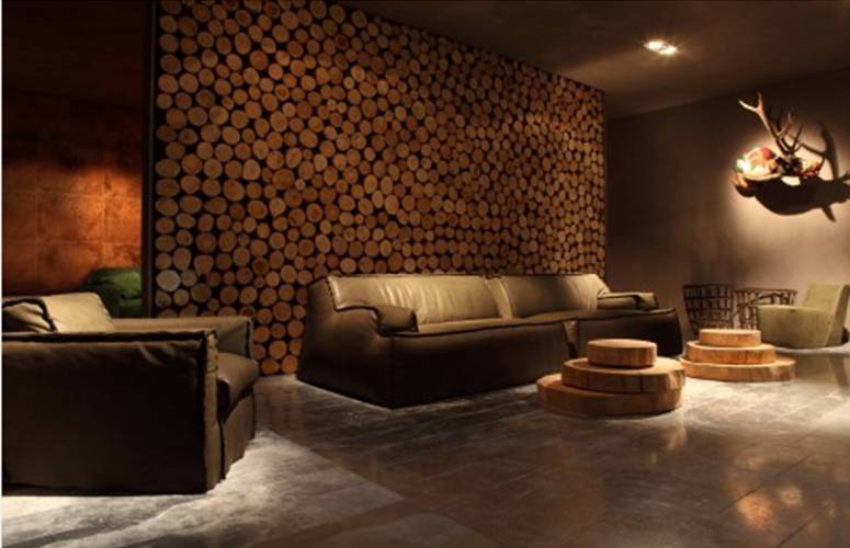 David Dangerous: 15 Inspiring interior firewood log pile designs