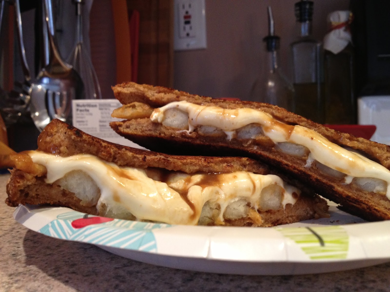 Flours and Fudge: Almost Poutine Grilled Cheese