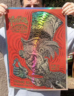 INSIDE THE ROCK POSTER FRAME BLOG: Mark Dean Veca Primus London Poster ...