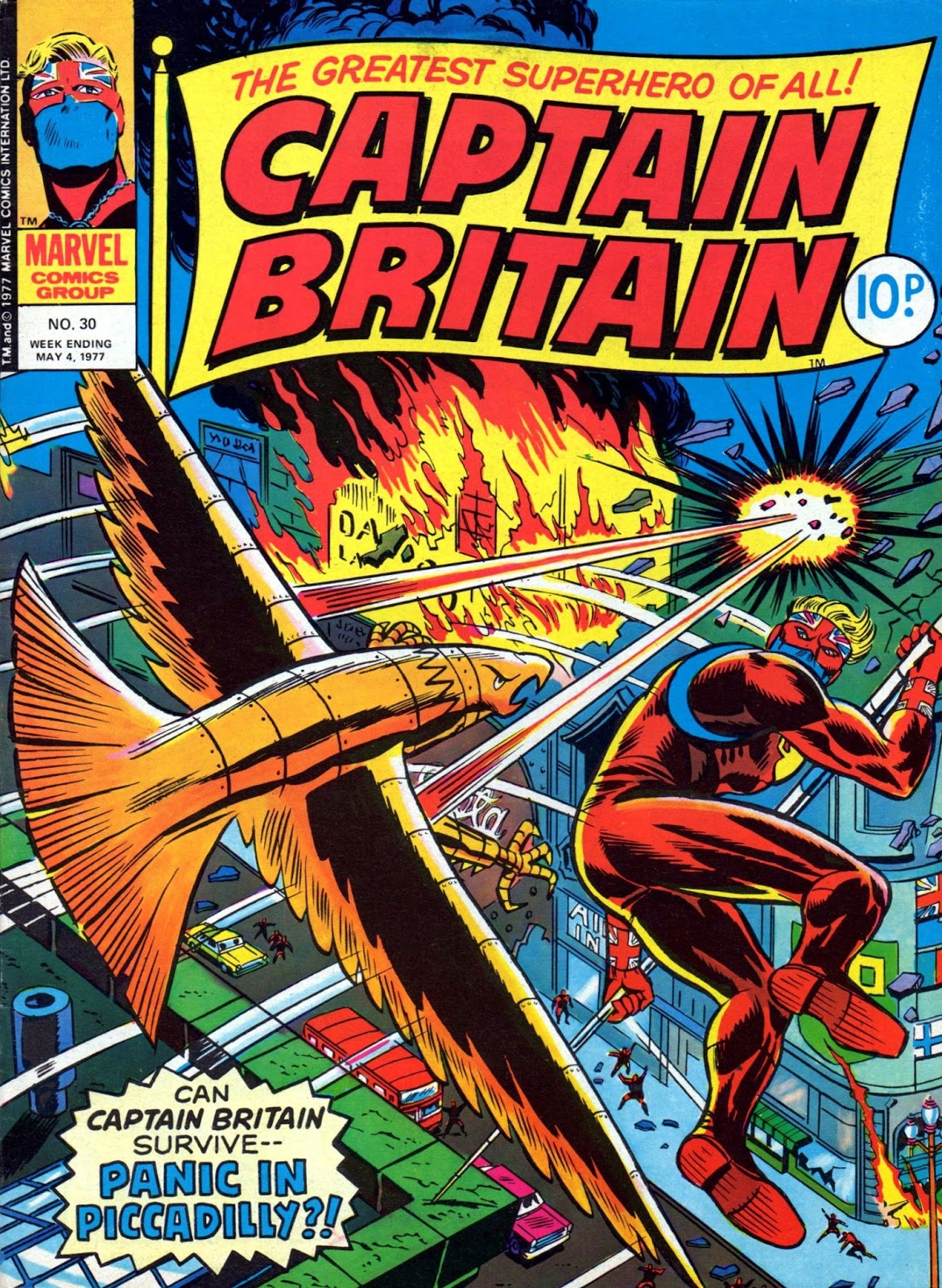 CRIVENS! COMICS & STUFF!: CAPTAIN BRITAIN COVER, SPLASH PAGE & IMAGE ...