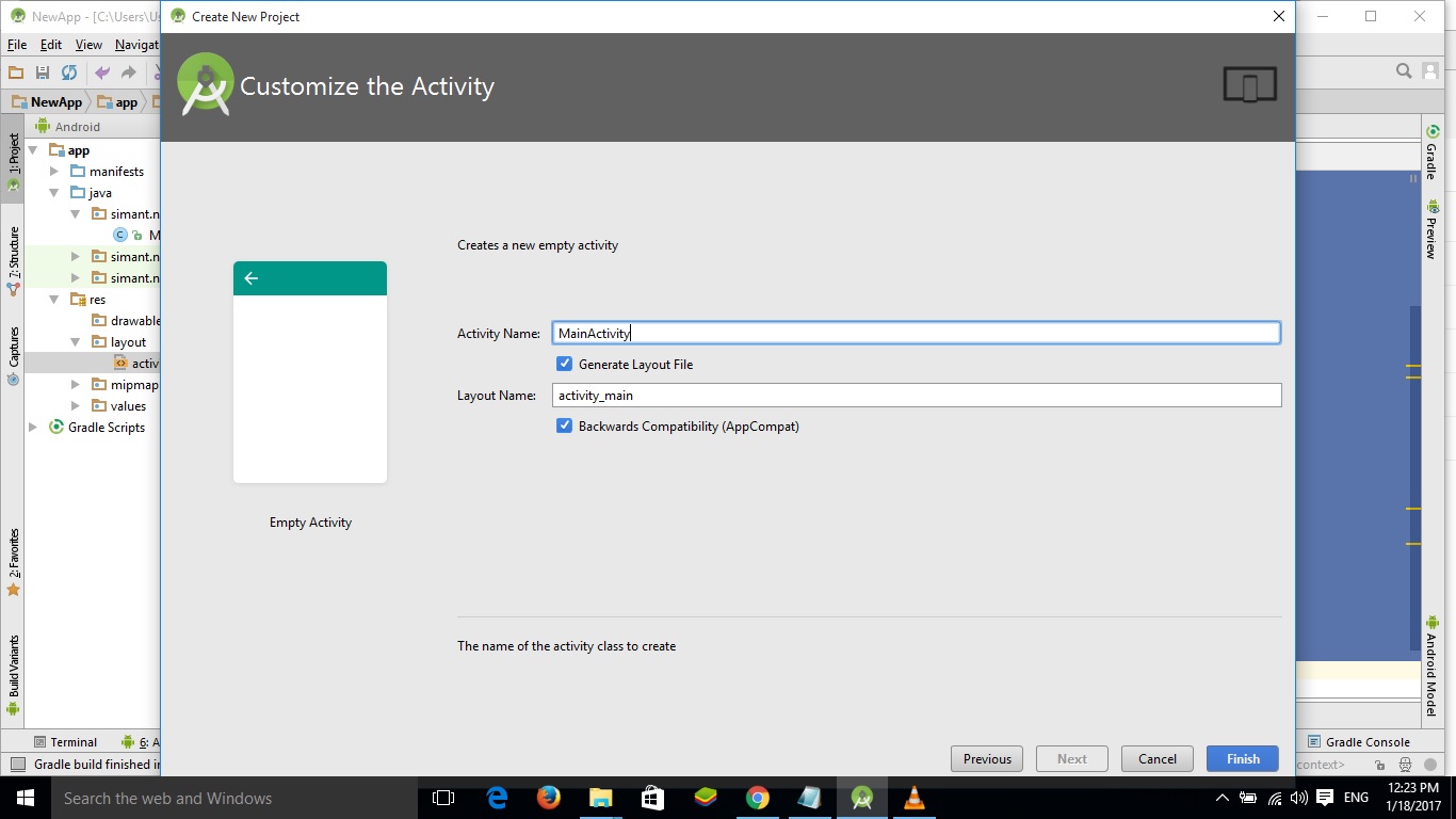 Create Your First Android App Using Android Studio | BLOG IN ...