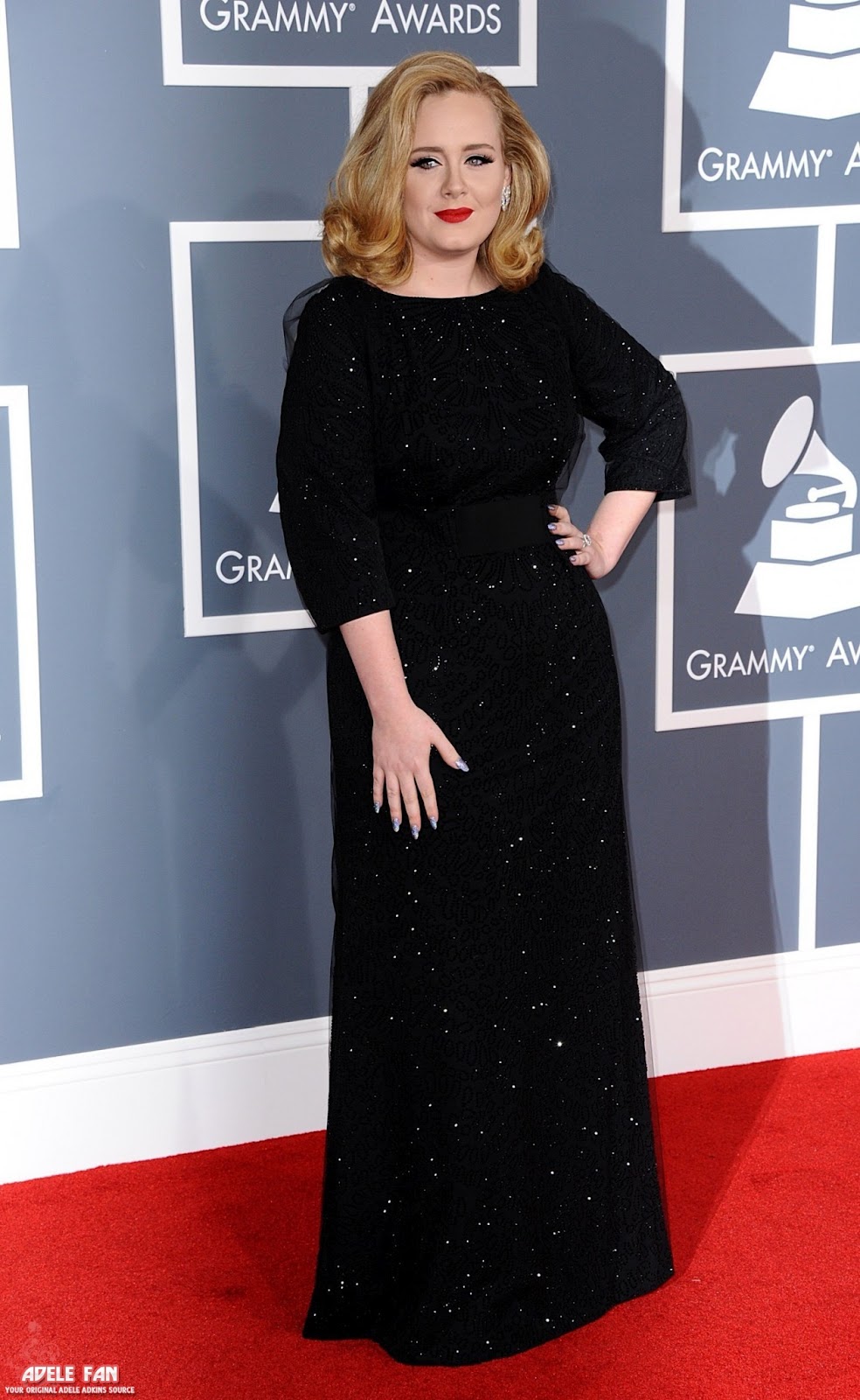 Fashion/Beauty/Music/Celebrities/Me: Adele in Giorgio Armani - 2012 GRAMMY Awards