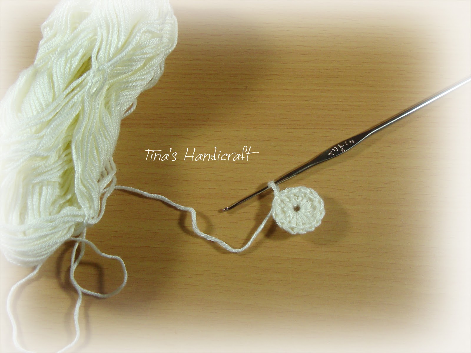 Tina's handicraft : How to make puff irish crochet 2d flowers