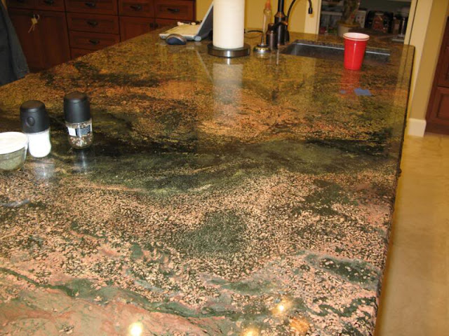The Granite Gurus: Slab Sunday: Verde Fire granite