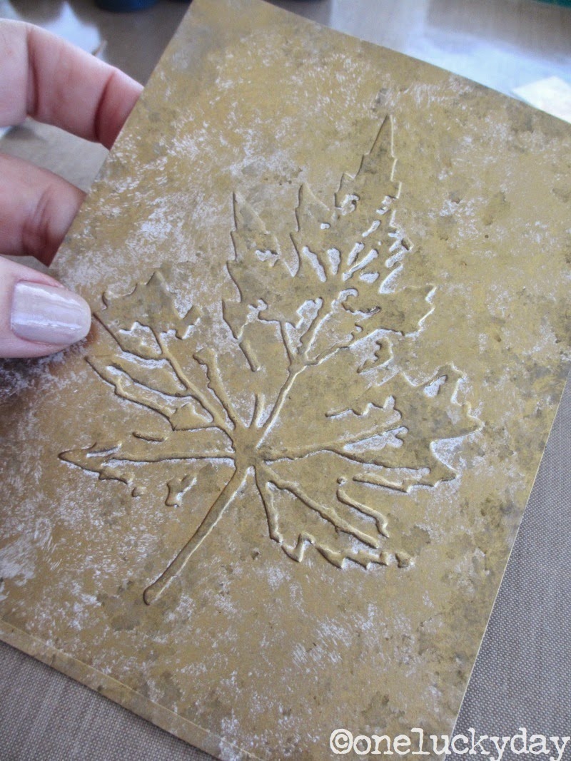 One Lucky Day: Layered Leaf Card