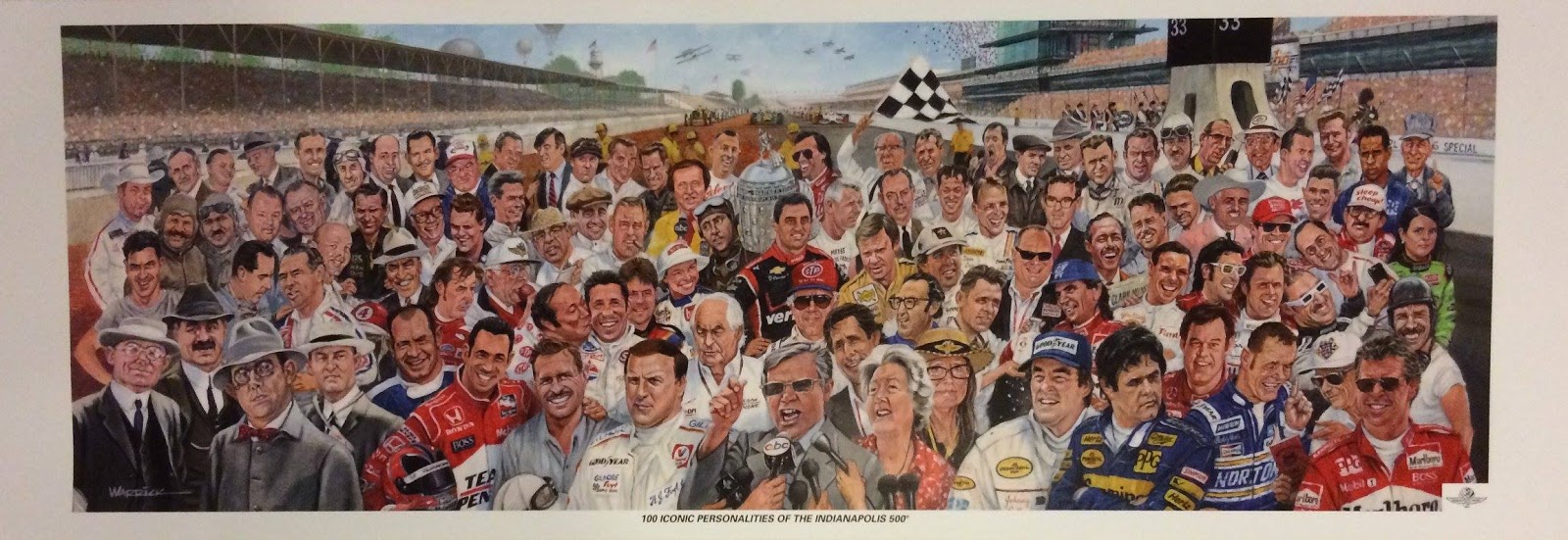 Cincinnati Illustrators Blog: 100th Anniversary Indy 500 Program Poster ...