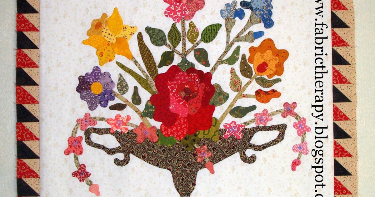 FABRIC THERAPY: Borders and a finishing milestone...