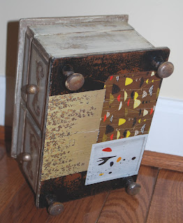 Redone by Ruthie: refurbished and refinished wooden jewelry box