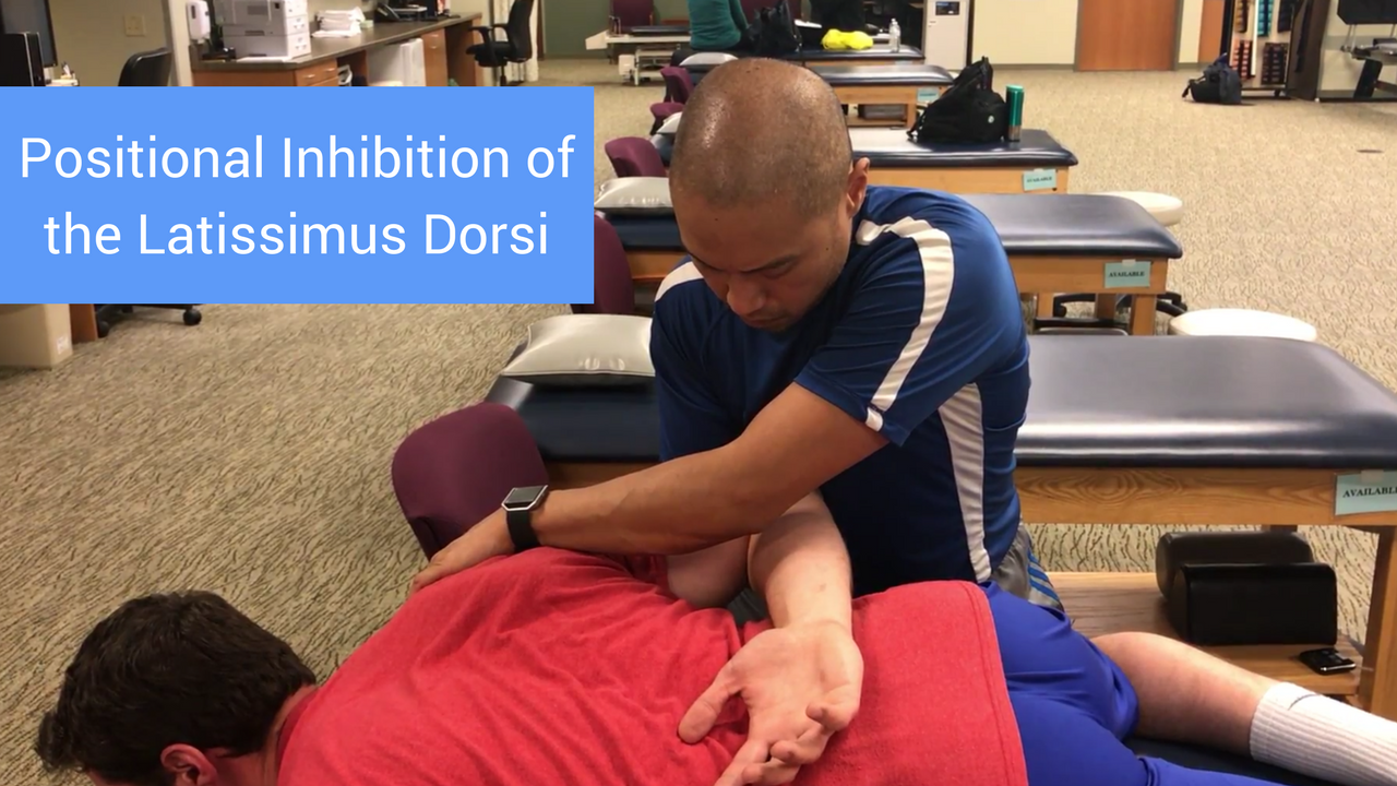 Positional Inhibition of the Lattisimus Dorsi | Modern Manual Therapy ...
