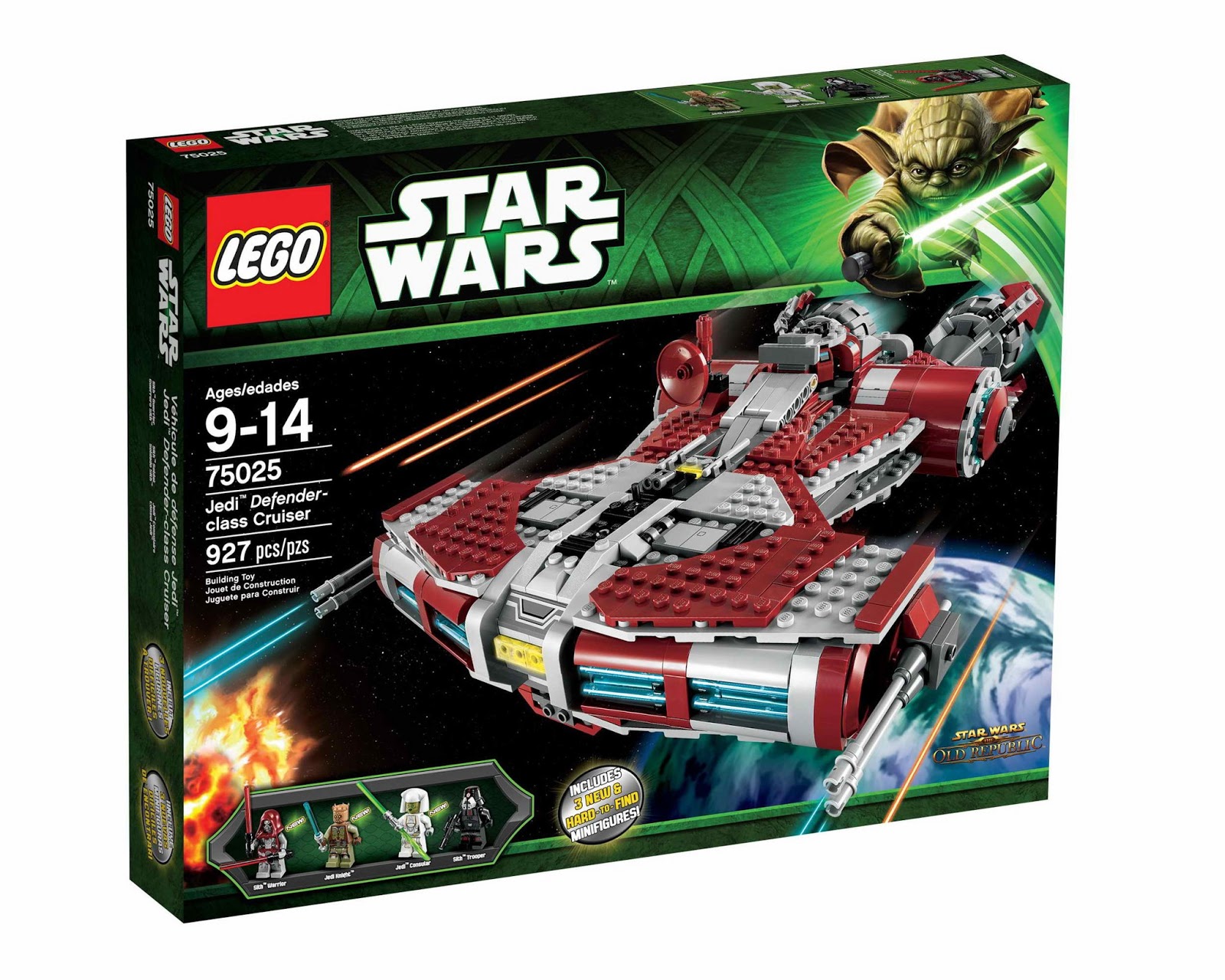 LEGO gosSIP: 100513 LEGO 75025 Jedi Defender Class Cruiser box art and ...