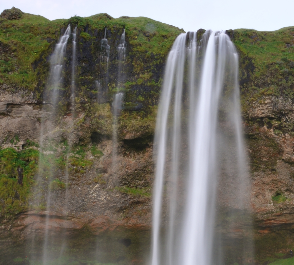 Famous Waterfall Near Vik
