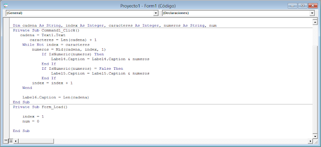 Experiencias en el lado de la informática: Separar números y letras de ...