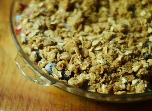 tend: u-pick farms and a simple fruit crisp