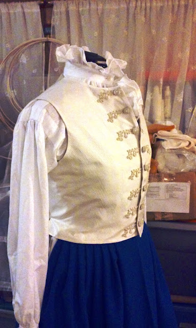 The Antique Sewist: JP Ryan Riding Habit - Royal Blue