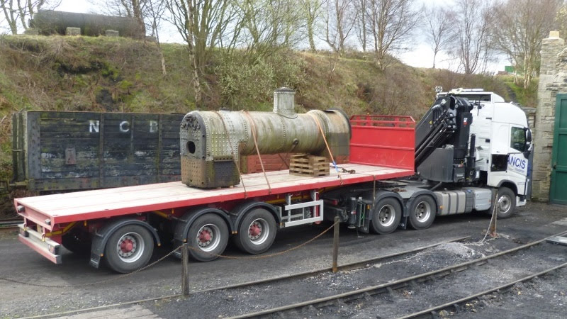 Tanfield Railway Blog: No.13's Boiler