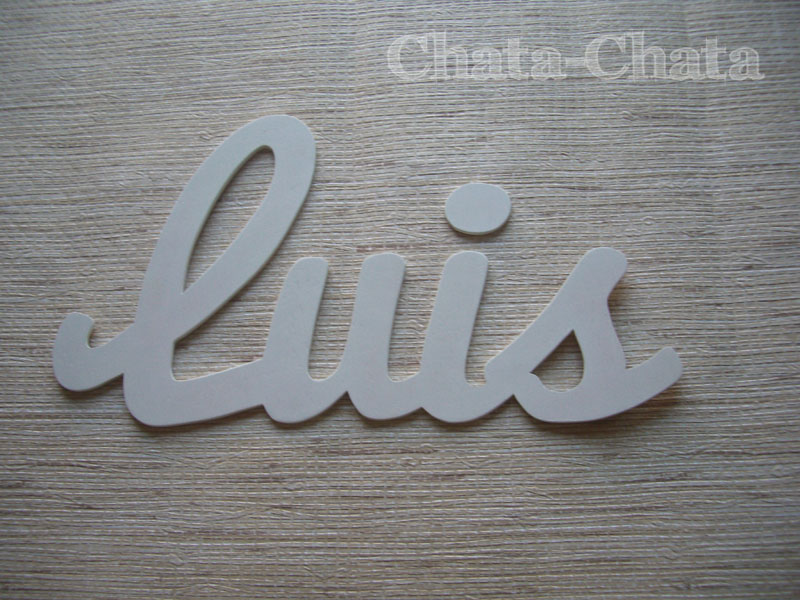 Chata-chata. Decoración infantil: LETRAS PARA PEGAR EN LA PARED
