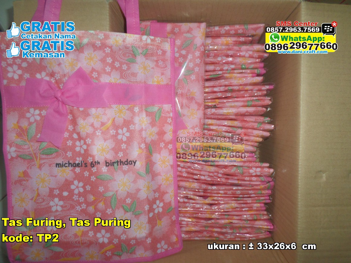 Tas Furing Souvenir, Tas Puring (TP2) | Souvenir Pernikahan